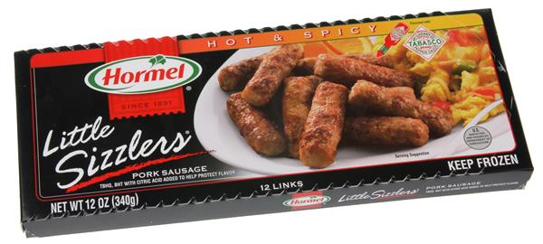 Hormel Hot & Spicy Little Sizzlers Pork Sausage Links 12Ct | Hy-Vee ...