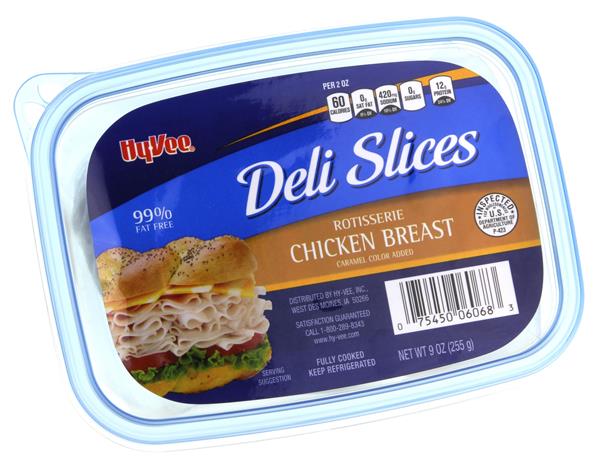 Hy-Vee Deli Slices Rotisserie Chicken Breast | Hy-Vee Aisles Online ...