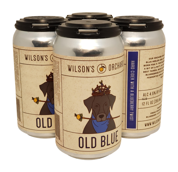 Wilson's Orchard Hard Cider Old Blue 4pk | Hy-Vee Aisles Online Grocery ...
