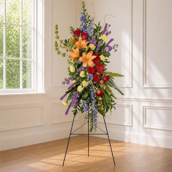 A Beautiful Life - Standing Flower Easel Spray | Hy-Vee Aisles Online ...