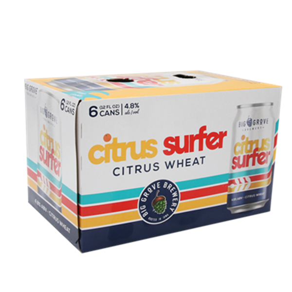 Big Grove Citrus Surfer 6 Pack | Hy-Vee Aisles Online Grocery Shopping