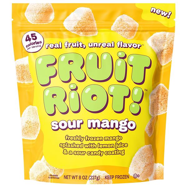 Fruit Riot! Sour Frozen Mango | Hy-Vee Aisles Online Grocery Shopping